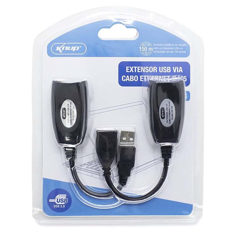 Conversor Extensor USB via Cabo Rede RJ45 até 150m – Quase Tudo de ...