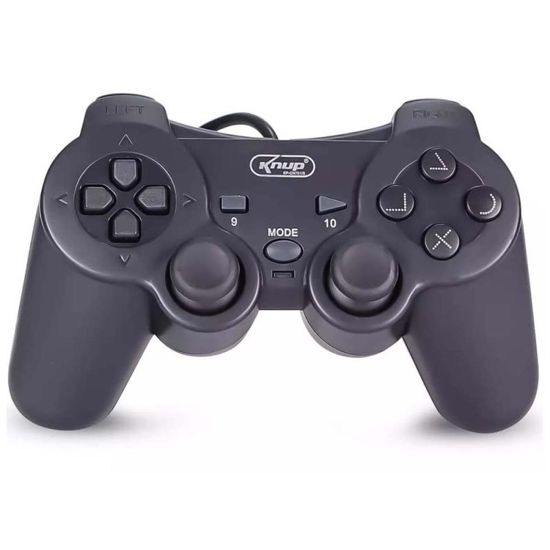 Controle USB para PC Gamer Vibration Knup CN701 – Quase Tudo de Informática